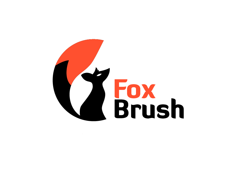 Day 11 - Fox Brush - CleverLogos